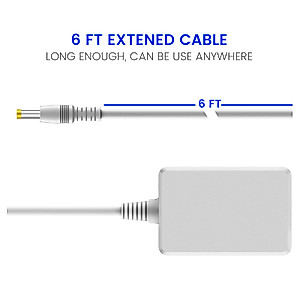 15W Power Cord for Amazon Echo Dot (3rd Gen) Echo Dot with Clock Echo Show 5 Echo Spot Charger AC DC Adapter Supply