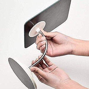 LIMEI-ZEN Bathroom Mirror Make-up Mirror Simple HD Page Simple Mirror Desktop Vanity 360 deg; Freedom Turning Beard Mirror Mirrors