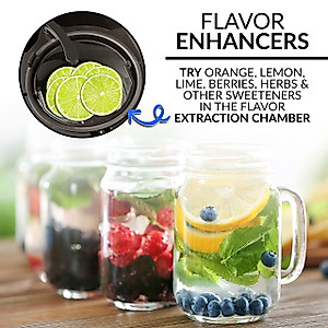 Nostalgia 3-Quart Iced Tea & Coffee Brewing System With Double-Insulated Pitcher, Strength Selector & Infuser Chamber, Also Perfect For Lattes, Lemonade, Flavored Water, Black