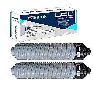 LCL Compatible Toner Cartridge Replacement for Ricoh 842124 841993 MP 2554 2555 3054 3055 3554 3555 2554SP 3054SP 3554SP High Yield 2554 MP 2555 MP 3054 MP 3055 MP 3554 MP 3555 MP 2554SP(2-Pack Black)