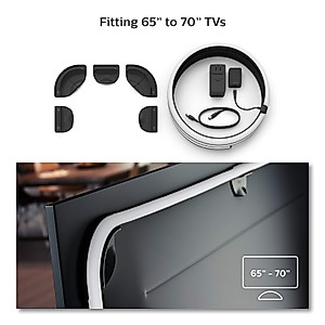 Philips Hue Play Gradient 65" TV LED Backlight Lightstrip, Flowing Multicolor Effect, Surround Lighting for Home Theater, Sync with Movies, Music and Video Games, Requires Hue Bridge and HDMI Sync Box