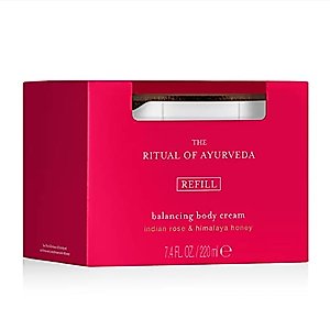 RITUALS Ayurveda Rebalancing Body Cream Refill - Moisturizing Cream with Indian Rose, Sweet Almond Oil & Himalaya Honey - 7.4 Fl Oz
