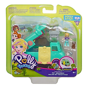 Polly Pocket Pollyville Pet Groomer Vehicle Playset