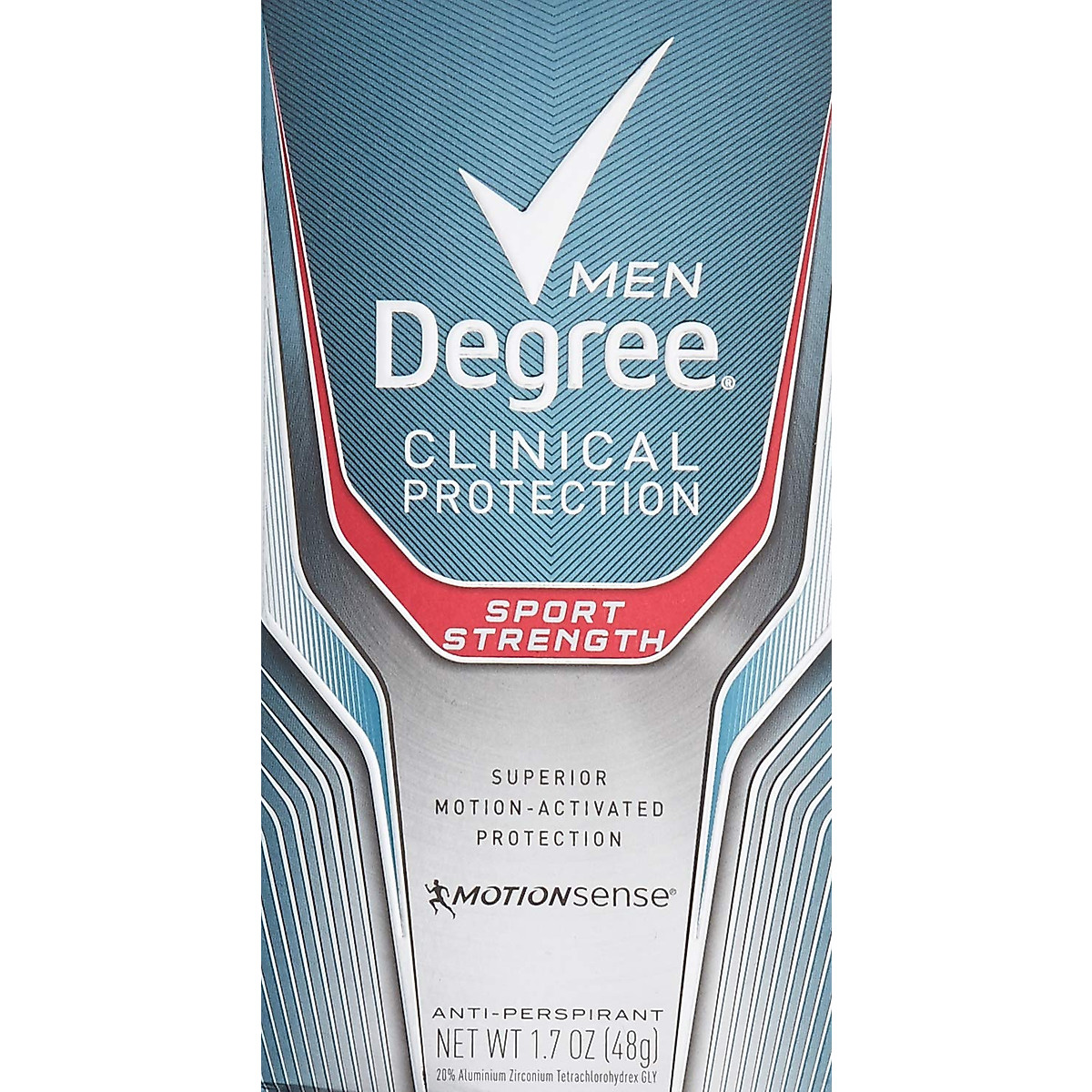 DEGREE Men Clinical Protection Sport Strength Antiperspirant & Deodorant, 1.7 Ounce, Pack of 3 (Packaging may vary)
