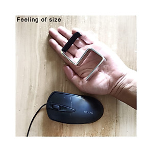 DANXQ Office Computer Desk Aluminum Hook Clamp-On Desk Headphone Holder/Backpack Hook/Provides A Convenient Place to Hang Headset Or Bag (for 3.5cm Thickness)