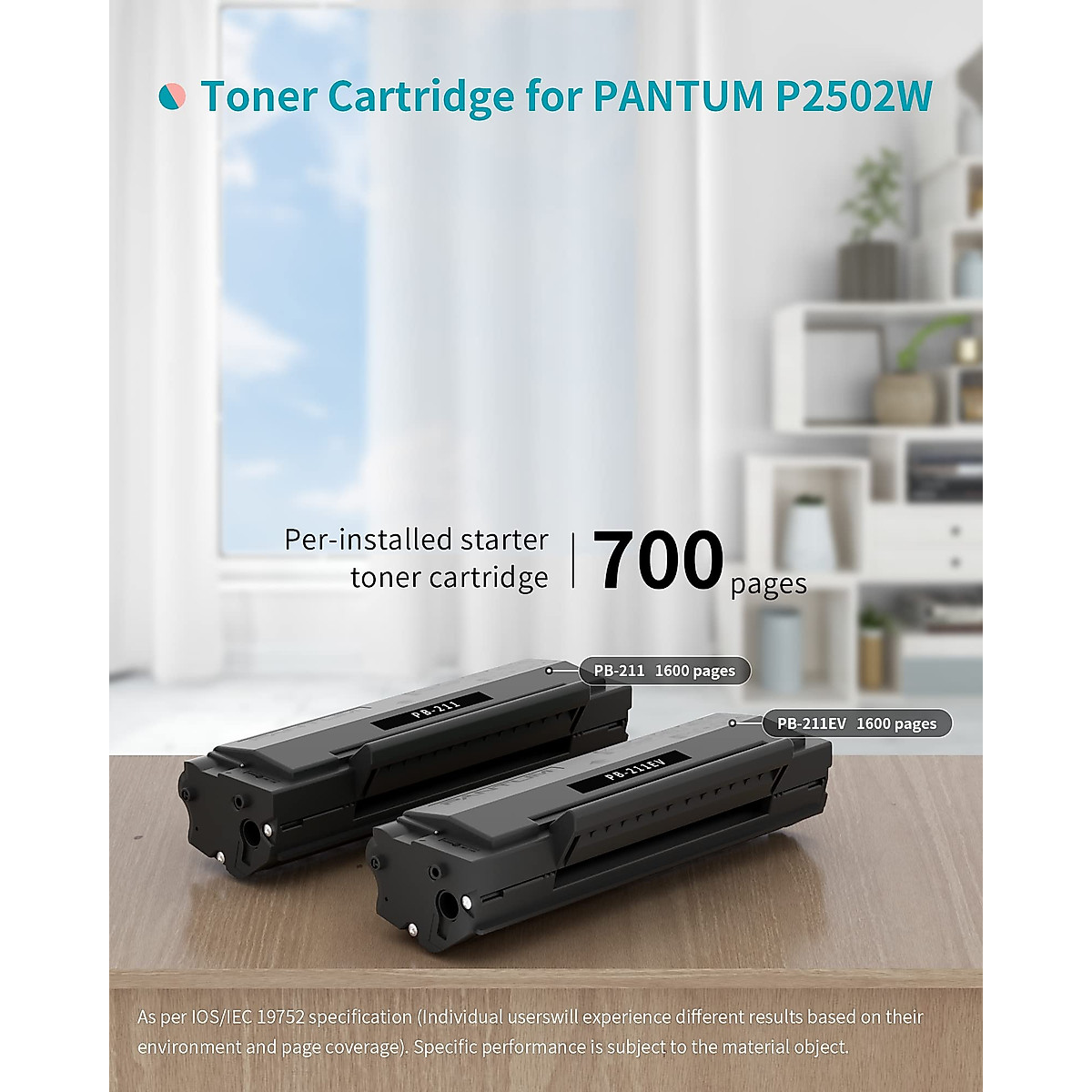 Pantum M6552NW All in One Laser Printer Scanner Copier with Auto Document Feeder, Wireless Multifunction Black and White Laser Printer, Black