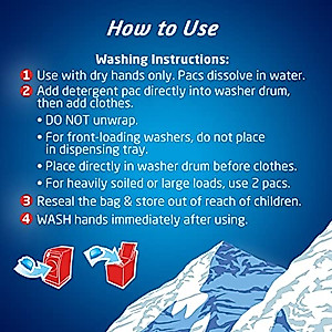 Purex 4-in-1 laundry detergent pacs, mountain breeze, 58 Count