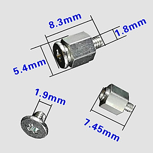 M.2 Screw,HFEIX SSD Mounting Kit with Screwdriver for ASUS Motherboard or ASRock Board NVMe PCIe Driver (4 pcs)