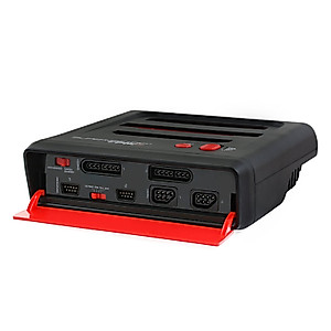Retro-Bit Super RetroTRIO Console NES/SNES/Genesis 3-In-1 System - Red/Black