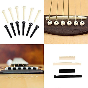 Guitar Accessories Include Acoustic Guitar Strings, Capo, 3-in-1 Restring Tool, Picks, Pick Holder, Bridge Pins, Nuts & Saddles, Finger Protector, Finger Picks (g220809)