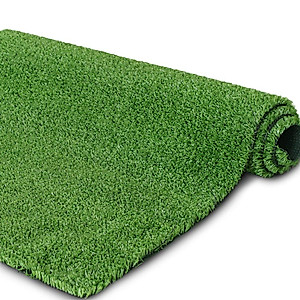 Goasis Lawn GL Artificial Turf Grass Lawn, Realistic Synthetic Grass Mat, Indoor Outdoor Garden Lawn Landscape for Pets,Fake Faux Grass Rug with Drainage Holes 4FT X11FT(44 Square FT)