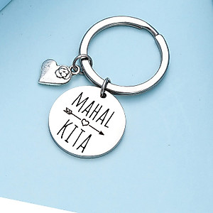 NOTHERS RSZOTW Mahal Kita Keychain Valentine's Day Keychain Filipino Keychain Philippines Gift Husband Gift Wife Gift Pinoy Gift Mahal Kita Girlfriend Jewelry Boyfriend Gift
