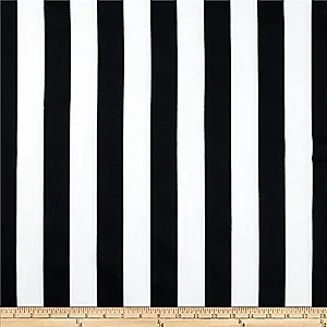 Premier Prints Canopy Stripe, Yard, Black