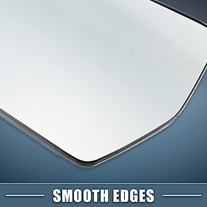 A ABSOPRO Heated Mirror Glass 4L3Z-17K707-AB with Backing Plate Passenger Right Side Mirror Replacement Glass for Ford F150 2004 2005 2006 2009 2010