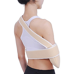 QIANMEI Fixed Elbow Brace Ergonomic Shoulder Strap, Arm Sling Shoulder Rotator Cuff Support Bracket, Medical Support Belt for Fractures Injury Support, Shoulder Surgery