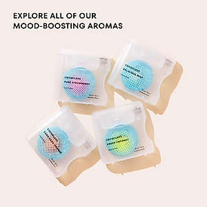 Cocofloss Woven Dental Floss, Dentist-Designed Oral Care, Mint, Waxed, Expanding, Vegan, Kid-Friendly String Floss with Coconut Oil, 4 Spools (33 yd Each)