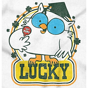 Brisco Brands Saint Paddys Lucky Tootsie Pop Owl Baby Romper Boys or Girls
