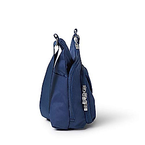 Baggallini unisex adult Criss Cross Travel Crossbody Handbags, Pacific, One Size US