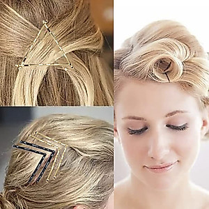 300 Pcs Hair Pins Kit, Including 100 Pcs Bobby Pins, 100 Pcs U Hair Pins, 100 Pcs Black Rubber Hair Bands, Hair Pins for Kids Girls and Women, Made of Metal, Not Easy to Fade, Which is Durable to be
