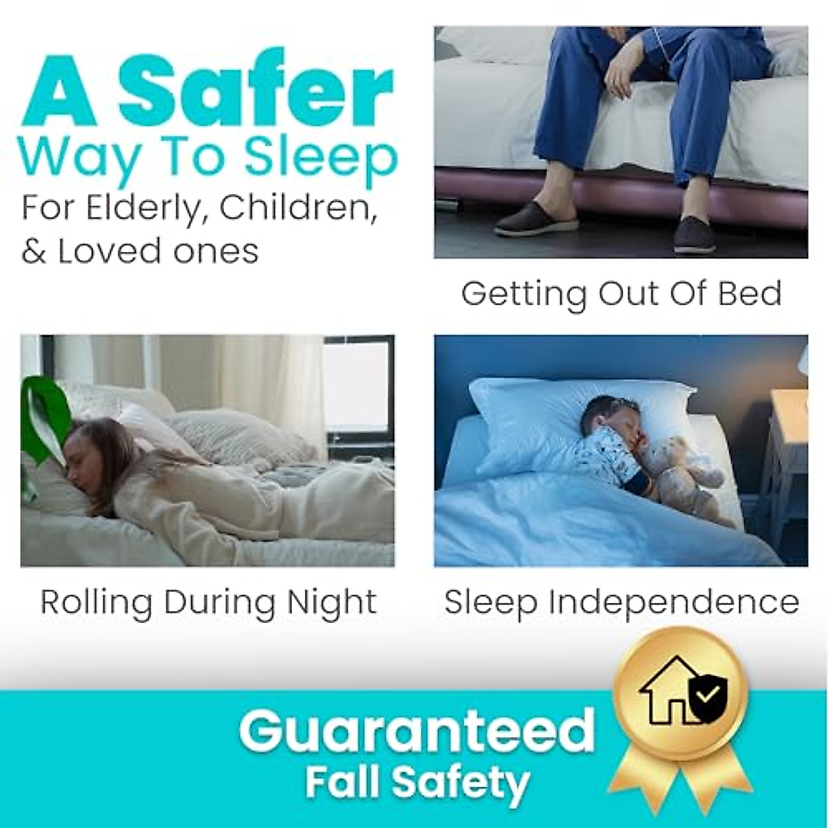 Vive Fall Mat - 72" x 24" Bedside Fall Safety Protection Mat for Elderly, Senior, Handicap - Prevention Pad Reduce Risk of Injury from Impact - Prevent Bed Falling - Anti Fatigue, Standing Non Slip