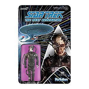 Super7 Star Trek: The Next Generation Borg - 3.75" Star Trek Action Figure Classic TV Show Collectibles and Retro Toys