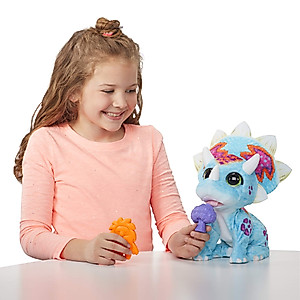 FurReal Hoppin’ Topper Interactive Dinosaur Plush Pet Toy, 35+ Sound-&-Motion Combinations, Ages 4 & Up