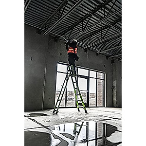 Little Giant Ladder Systems 13908-071 King Kombo 3-in-1 Ladder, 8 Ft, Green