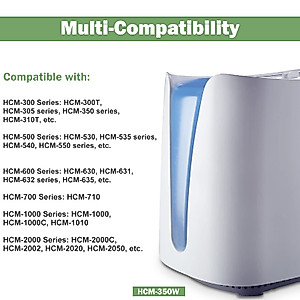 Humidifier Filter A Compatible with Honeywell Humidifier HCM-350 Series, Honeywell Cool Mist Humidifier, HCM710, HEV312W, Filter HAC-504, 4-Pack