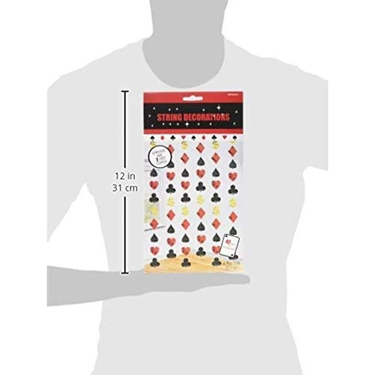 Casino Party Hanging Decoration | Pack of 6