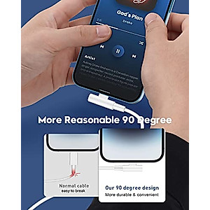 Apple Fast Charger [MFi Certified], 2Pack Apple Charger 10FT Long USB C to Lightning Cable (90 Degree) with 20W PD 3.0 USB C Wall Charger Fast Charging Block for iPhone 14 13 12 11 Pro Max XS XR, iPad