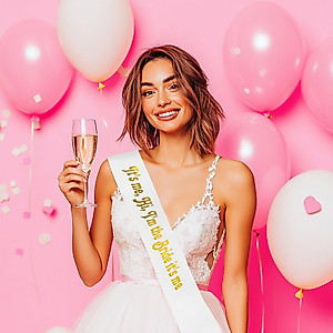It's Me Hi I'm The Bride It's Me Sash - Bachelorette Party Decorations, Bride to Be Sash, Bachelorette Party Sash, Wedding Bridal Shower Party Decorations