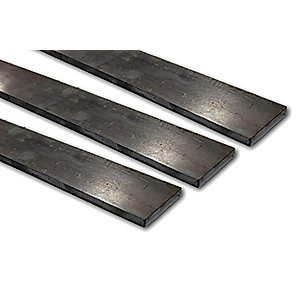 RMP Knife Blade Steel - High Carbon Annealed, 1075 Knife Making Billets, 1.5 Inch x 12 Inch x 0.187 Inch, 3 in Pack
