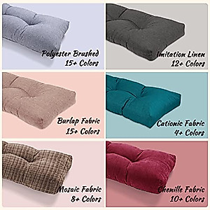 FINDEN Custom Bench Cushion, Patio Bench Cushion Indoor,Outdoor Cushions for Patio Furniture Chair Cushion Bench Pad,Bench Seat Cushion,Porch Swing Cushions Bay Window Sofa Garden Cushion