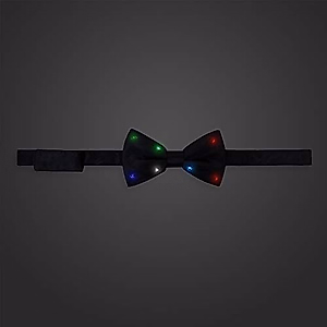 Disney Tim Burton's The Nightmare Before Christmas Glow in the Dark Half Suit and Light Up Tie for Adults, Size S/M