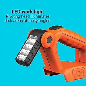 BLACK+DECKER 20V MAX* POWERCONNECT Cordless 4-Tool Combo Kit (​​BD4KITCDCMSL)