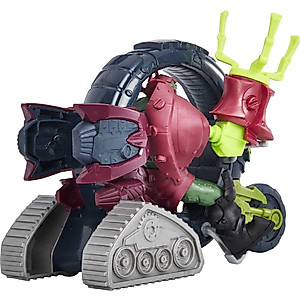 He-Man and The Masters of the Universe Trap Jaw & Vehicle Set, Vehicle with 5.5-in Action Figure & Accessory Inspired by MOTU Netflix Animated Series, Collectible Toy for Kids Ages 4 Years & Older