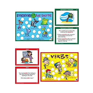 Super Duper Publications | Vocabulary Chipper Chat® Magnetic Game | Educational Learning Resource for Children | Magnetic Wand, Chips, and Game Boards |