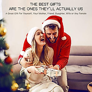 MSTECH Hair Straightener and Curler 2 in 1 - Twisted Ceramic Flat Iron for Hair with Salon High Heat 450℉- Hot Tool Curling Iron with Digital Display -Unique Gifts for Women/Mom