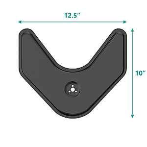 WALI Monitor Mount Free Standing Large V-Shape Base Accessory for WALI Monitor Mounting System (MFB), Black