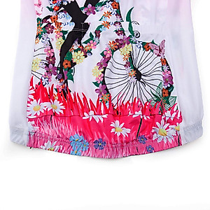 Weimostar Women's Cycling Vest Half Zipper Sleeveless Bicycle Jersey MTB Bike Shirt Pink Size M