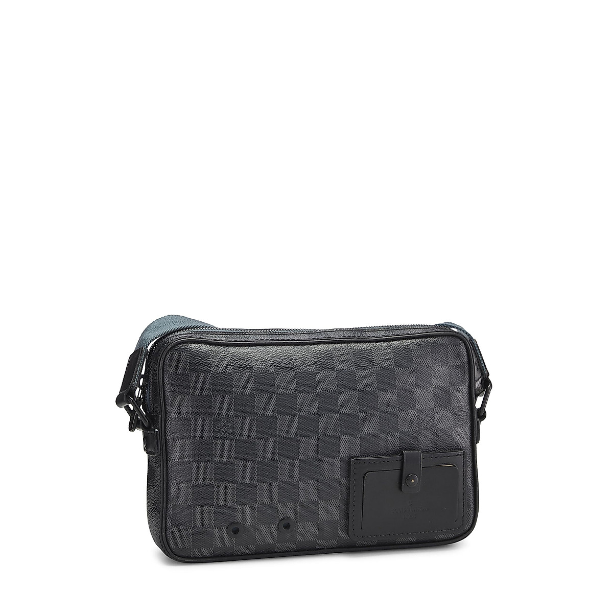 Louis Vuitton, Pre-Loved Damier Graphite Alpha Messenger, Black