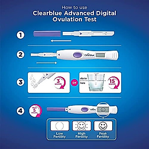 Clearblue Advanced Digital Ovulation Test-Pack of 20 Sticks