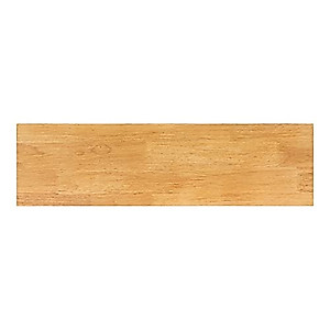 Kate and Laurel Ozias Farmhouse Shelf with Hooks, 24 x 9, Rustic Brown and Black, Sopisticated Coat Rack and Shelf for Storage and Display