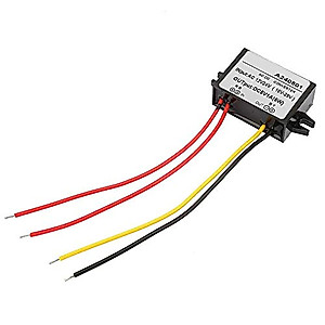 Waterproof Voltage Power AC 12V 24V to 5V DC Buck Converter Voltage Regulator Power Module for Car Step Down Converter (1A)