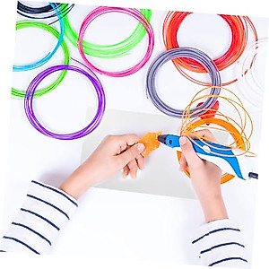 ULTECHNOVO 10pcs Board 3D Pen Stencils Convenient Painting Mat 3D Pen Mat Drawing Tool 3D Pen Drawing Mat 3D Doodler Pen Mat 3dpen Pad 3D Printer Pen Mat 3dpen Mat White PVC