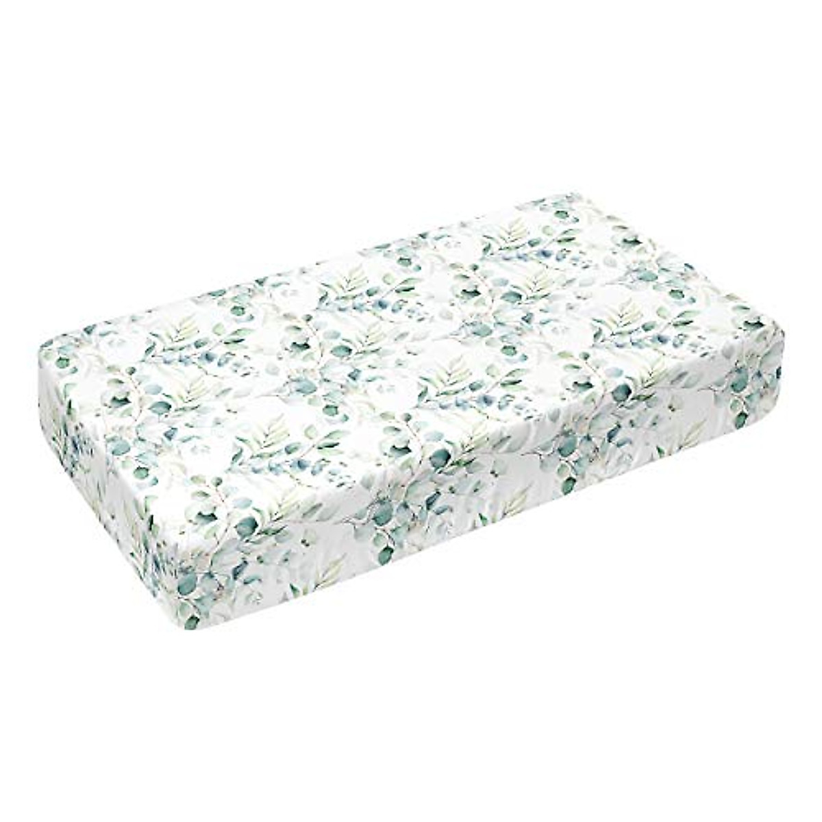 Crib Sheets for Girl - 100% Cotton Fitted Crib Sheet Set - Perfect for Baby Girls - Fits Standard Toddler Mattress (Greenery)