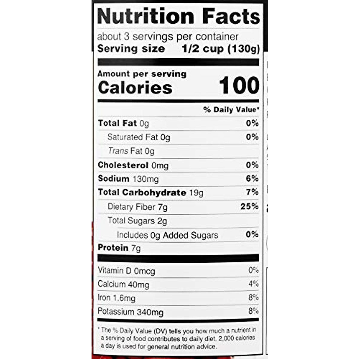 Amazon Brand - Happy Belly Dark Red Kidney Beans, 15 ounce (Pack of 1)