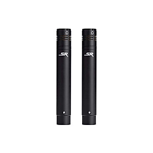 Monoprice Stage Right Series Small Pencil Condenser Microphones (625907), Black