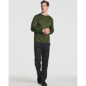 3 Pack Mens Fishing Sun Long Sleeve T-Shirt Mesh Workout Dry Fit Gym Tee Casual Athletic Active Casual Wicking Exercise Running Sport Hiking Training Top UPF