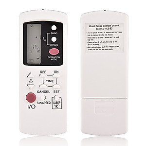 Air Conditioner Remote Control for Galanz GZ-1002A-E3 GZ-1002B-E1 GZ-1002B-E3 GZ01-BEJ0-000, for Galanz Remote Control Replacement, 10m / 33ft Control Distance, Stable Performance Remote Control